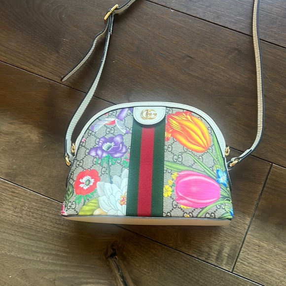 Gucci | Bags | Gucci Gg Supreme Floral Ophidia Shoulder Bag | Poshmark